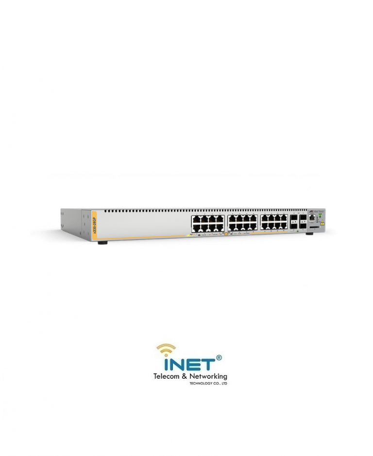 AT-x230-28GP: Enterprise Edge L3 Switch PoE+, 24 x 10/100/1000T + 4 x SFP Combo ports – INET ...
